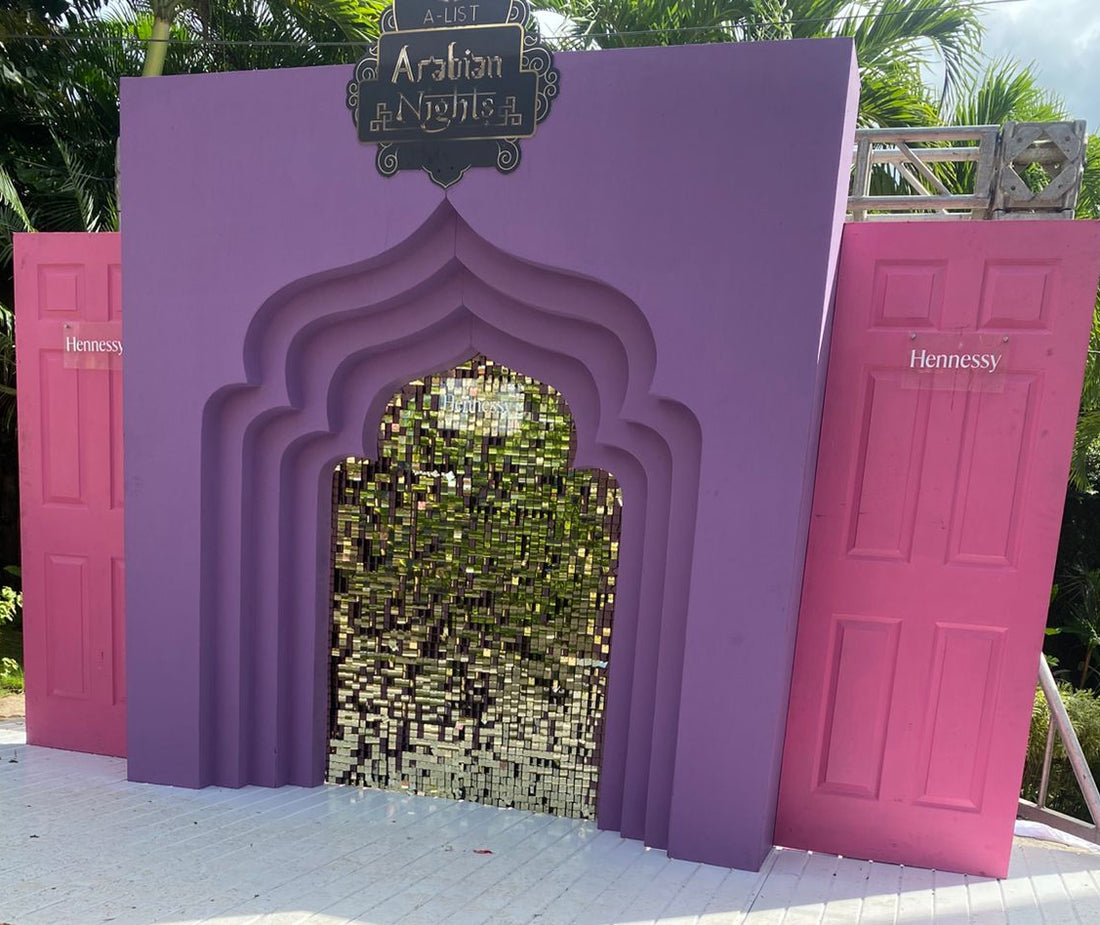 Arabian Backdrop – Event Rentals