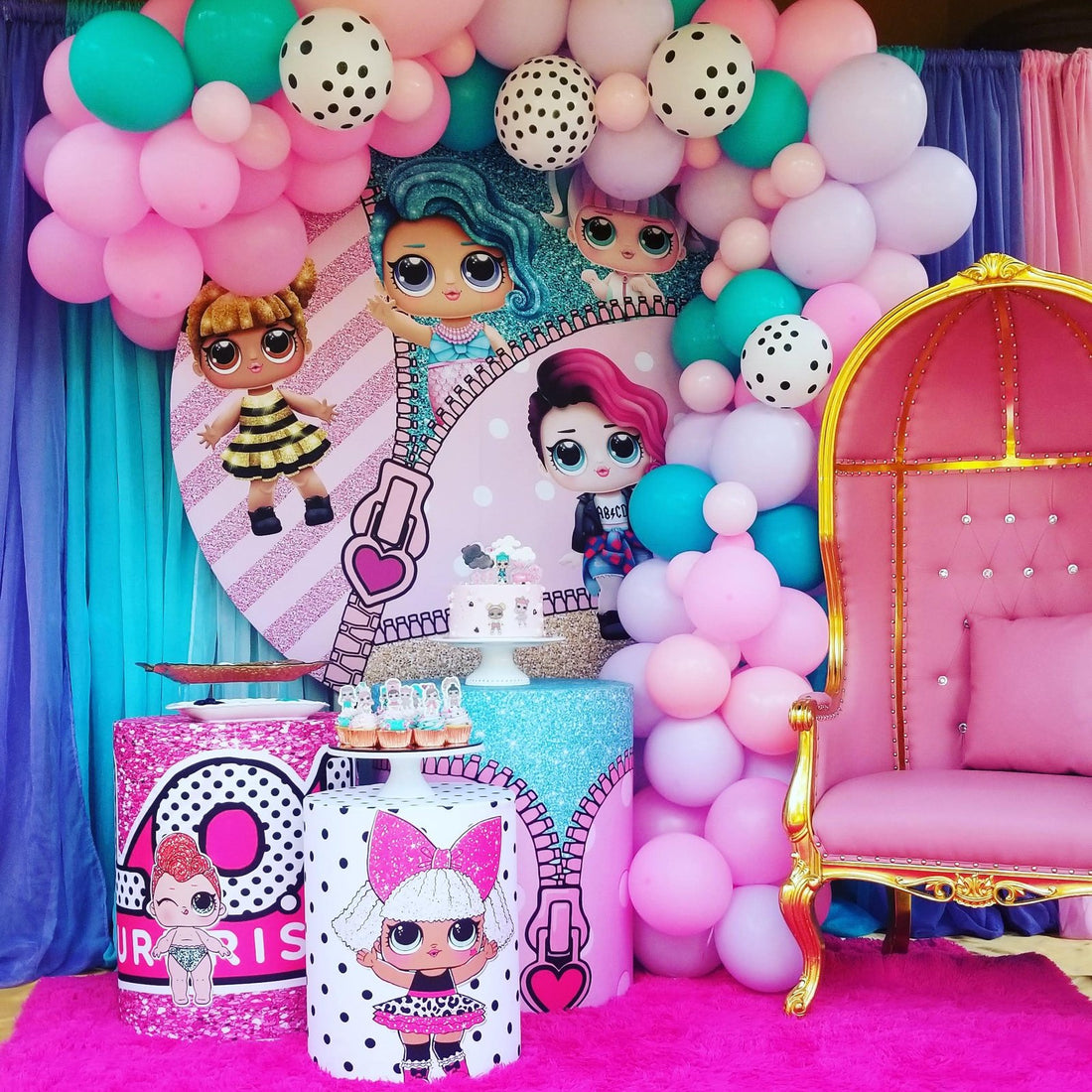 LOL 5ft Circle Backdrop – Event Rentals