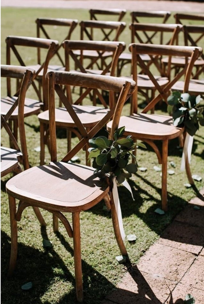 Rustic X Back Chairs – Event Rentals