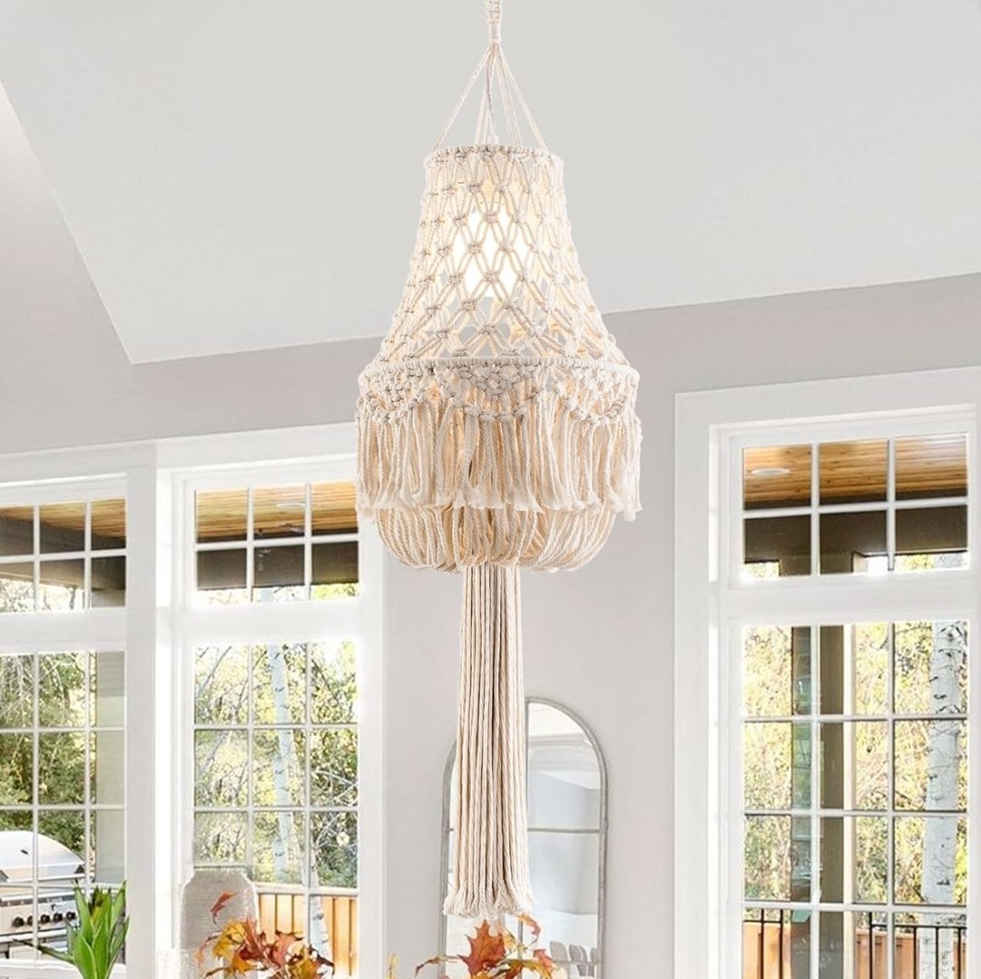 Boho Hanging Light – Event Rentals