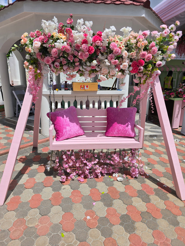 Floral Swing – Event Rentals