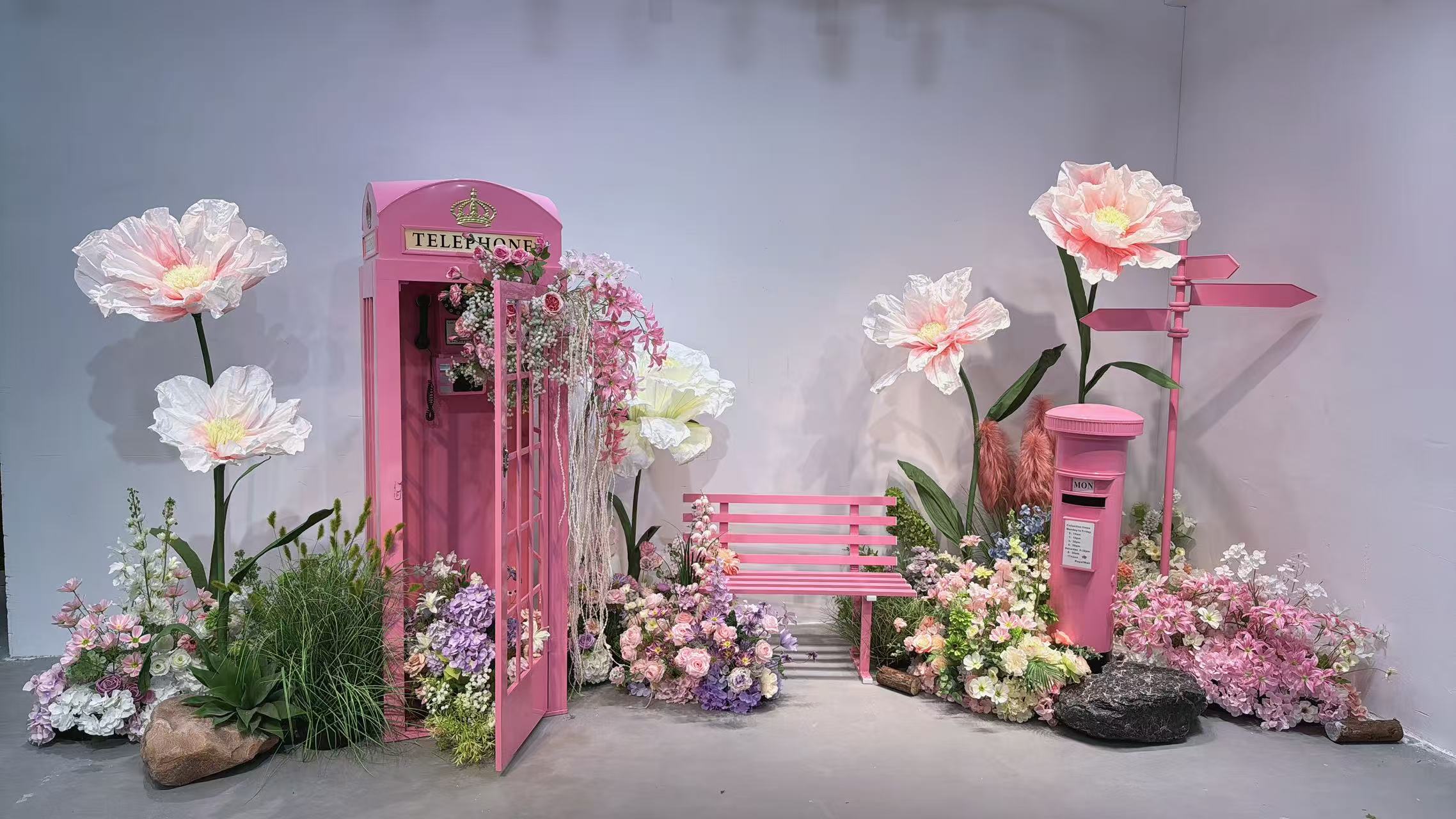 Pink Telephone Booth – Event Rentals
